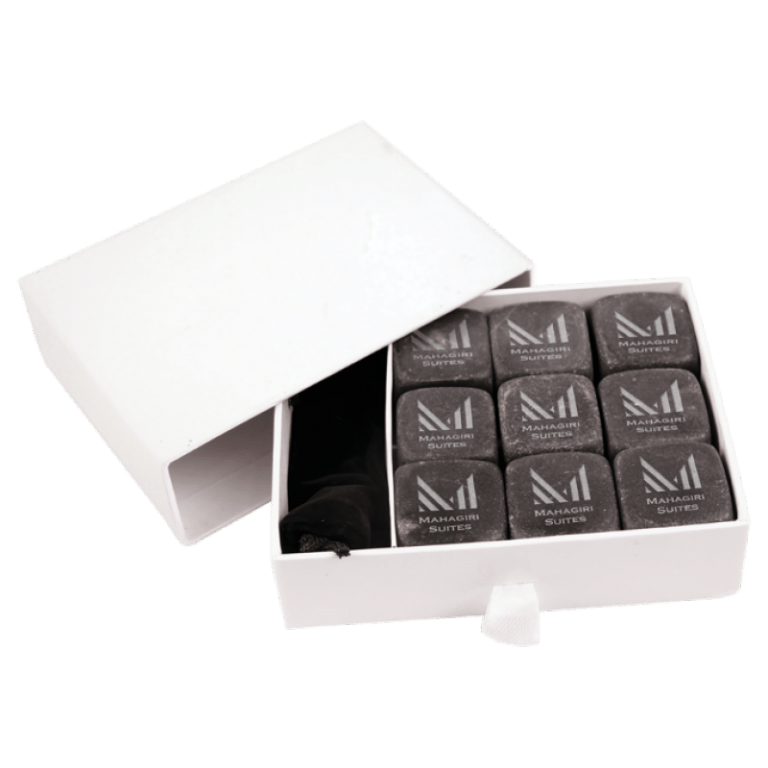1" x 1" 9-Piece Whiskey Stone Set - Memories By Sylvan